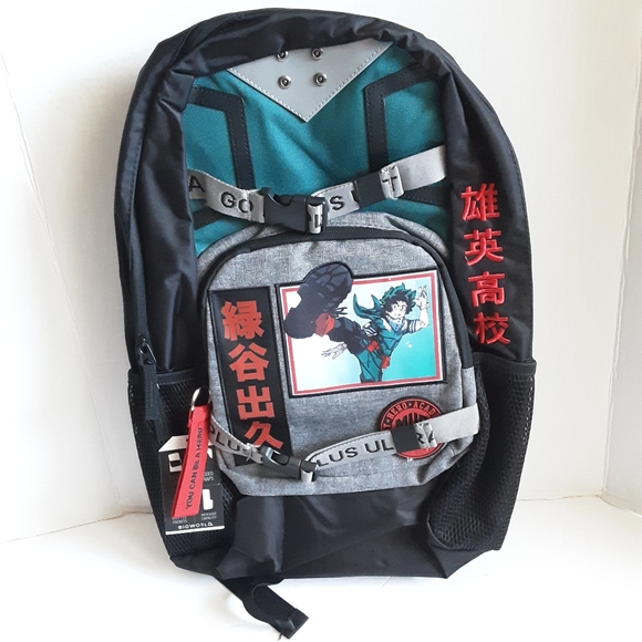 Hot Topic | Bags | My Hero Academia Deku Costume Builtup Backpack Nwt ...